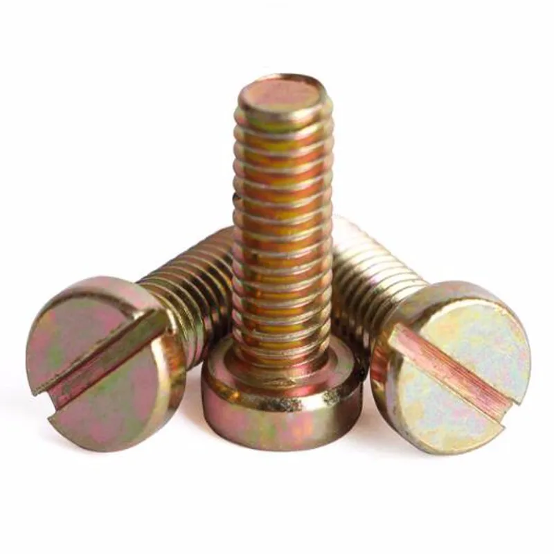 M2.5 M3*6mm Grade 12.9 Carbon Steel Slot Cheese Head Screw Din84 - Buy ...