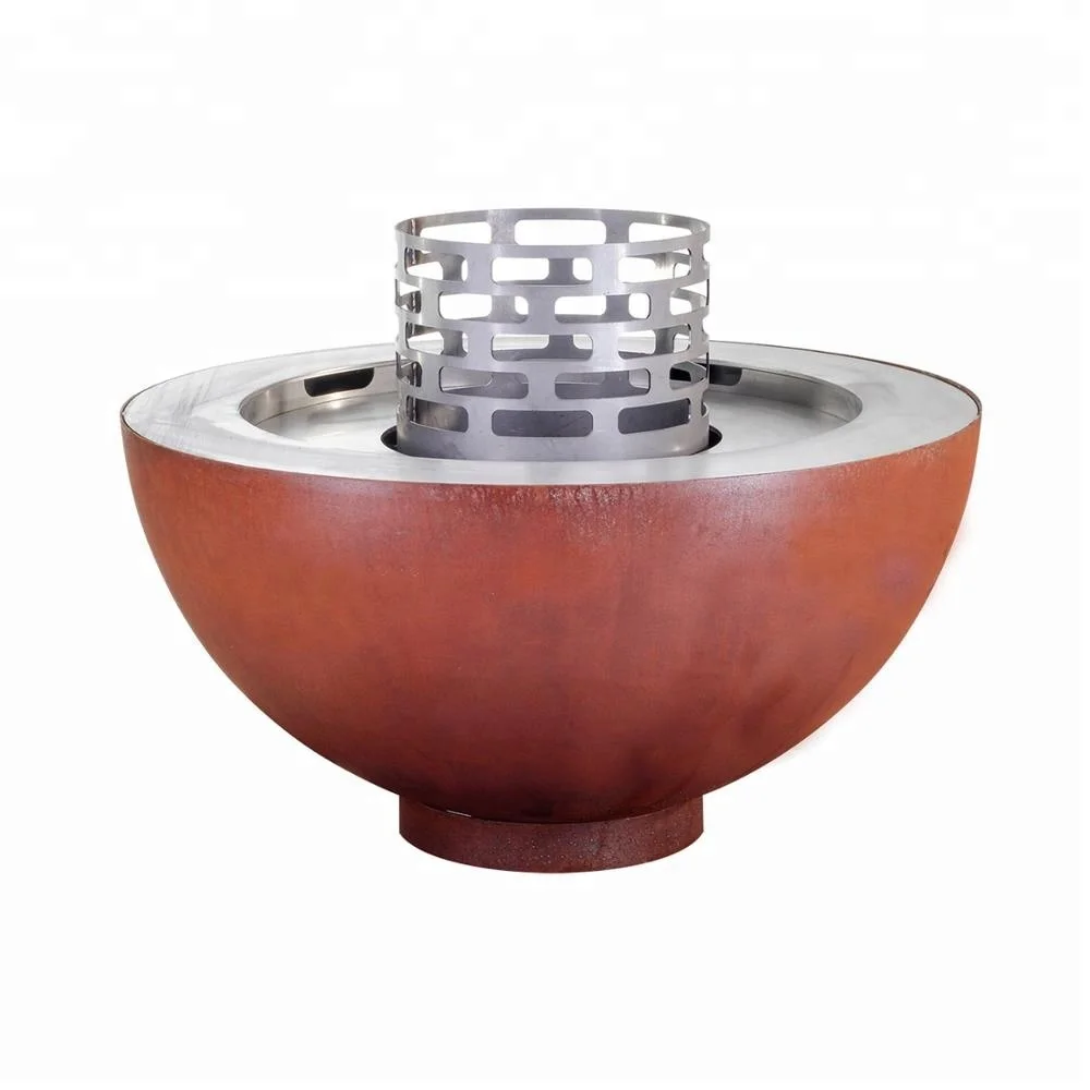 New Design Rust Corten Steel Barbecue Grills for Outdoor