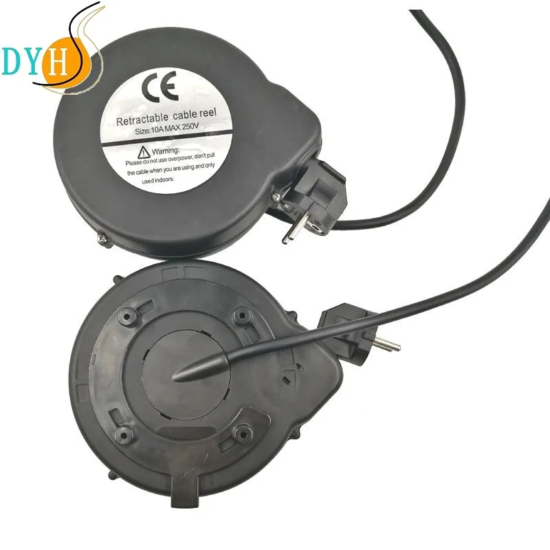 Tangle-free 5M Ceiling Retractable Power Cable Reel for Electrics