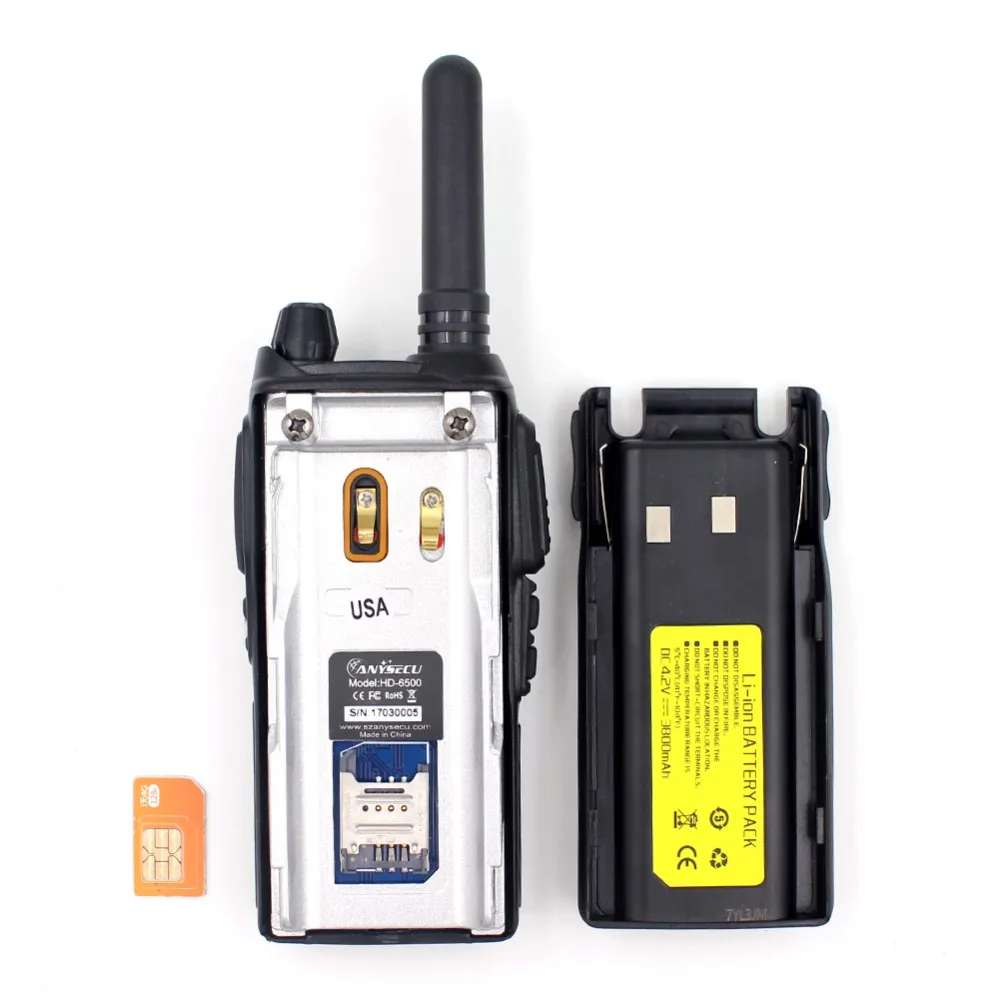 Real Ptt Unlimited Talk Range Ptt Radio 3g Sim Card Two Way Radio 3g ...