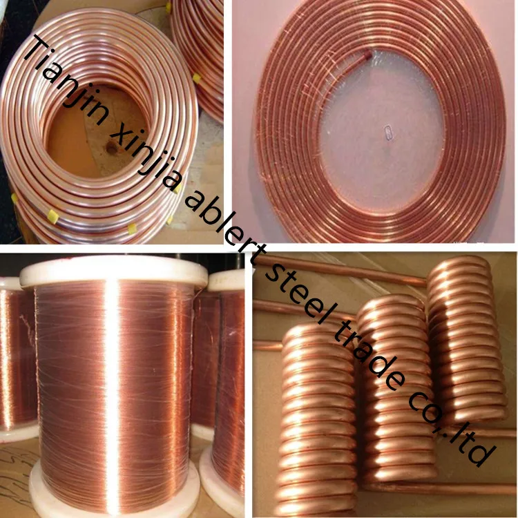 Copper Plate Fins Heat Exchangers & Continuous Fins Copper Pipes for ...