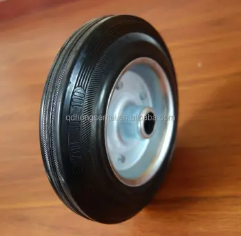 8inch 200 50 100 Solid Rubber Wheel With Galvanized Rim - Buy 200 50 ...