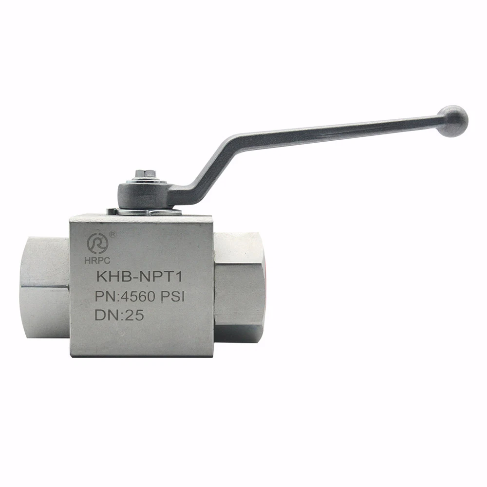 Ball Valve 2 Way High Pressure Npt1'' 4568psi 315bar - Buy Npt Ball ...