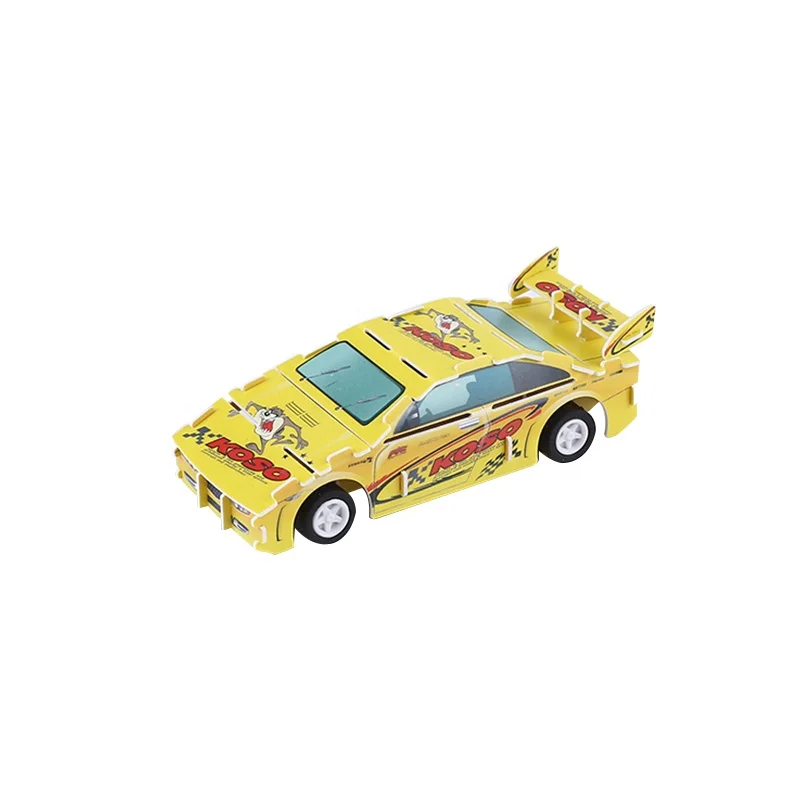 Cheap Best Seller Custom Small 3D Plastic Puzzle Car for Kids