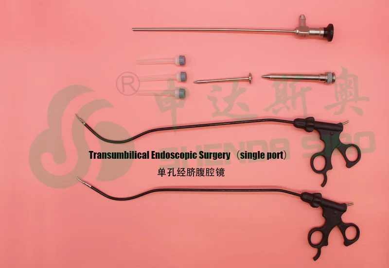 Laparoscopic Endoscopic Instruments Single Port Forceps Transumbilical ...