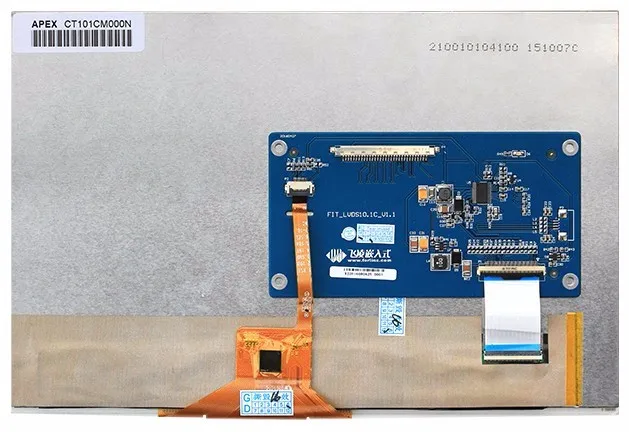 10.1-inch Lvds Capacitive Touch Screen For Forlinx Imx6 S5p4418 I.mx8 Rk3399 A40i T3 Embedded ...