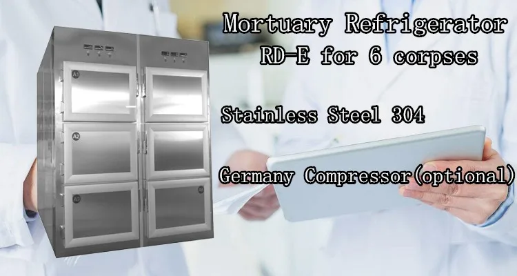 Funeral Cold Storage Mortuary Body Refrigerators Stainless Steel ...