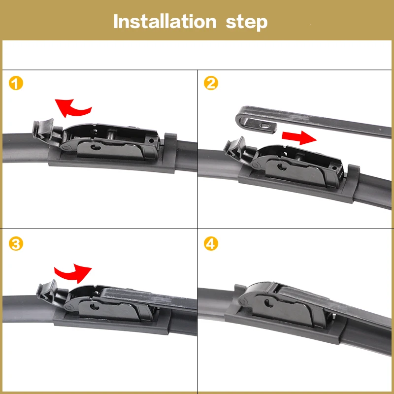 Flat Soft Wiper Blade Multi-connecter Change Adapters - Buy Flat Multi-wiper Blade,Rechange ...