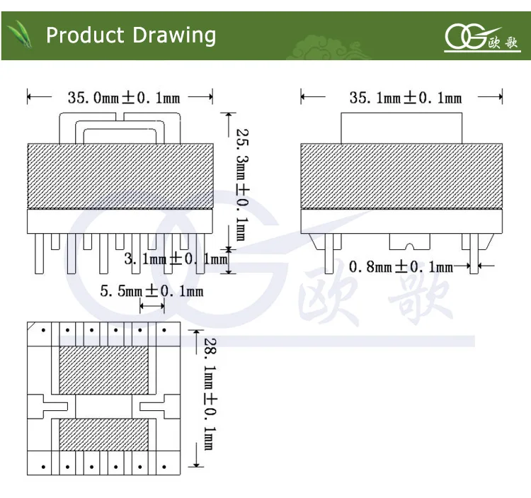Etd34 Ferrite Core High Frequency Power Transformer,Transformer Factory ...