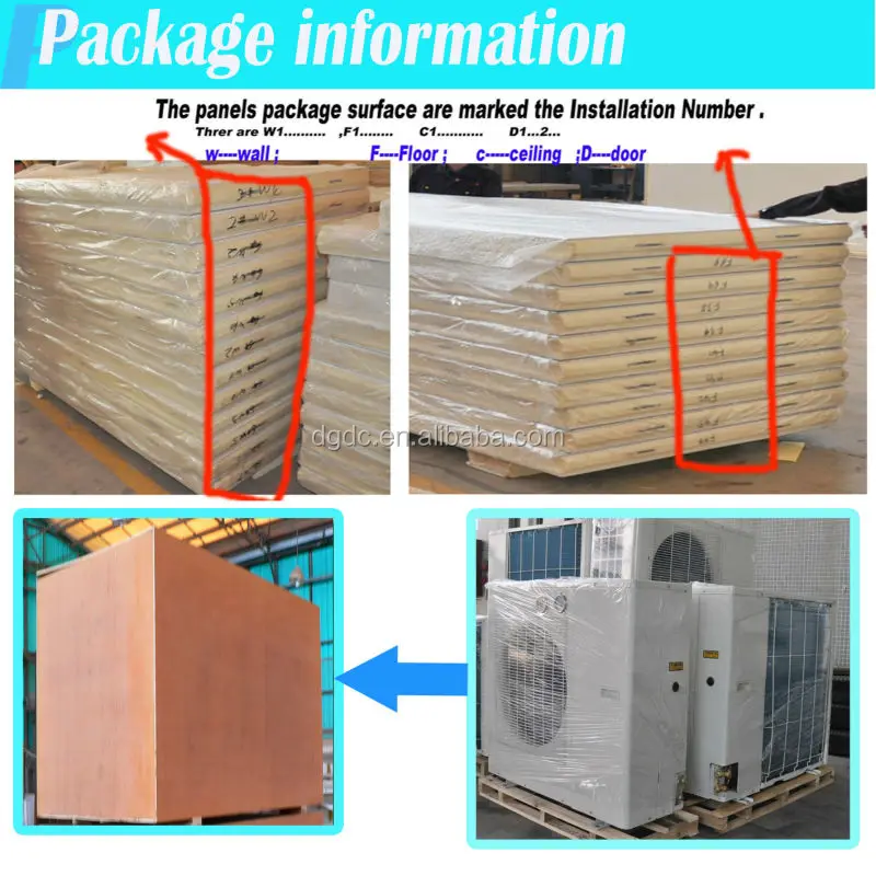 Pu Insulation Panels Outdoor Walk-in Freezer - Buy Cold Room Freezer ...