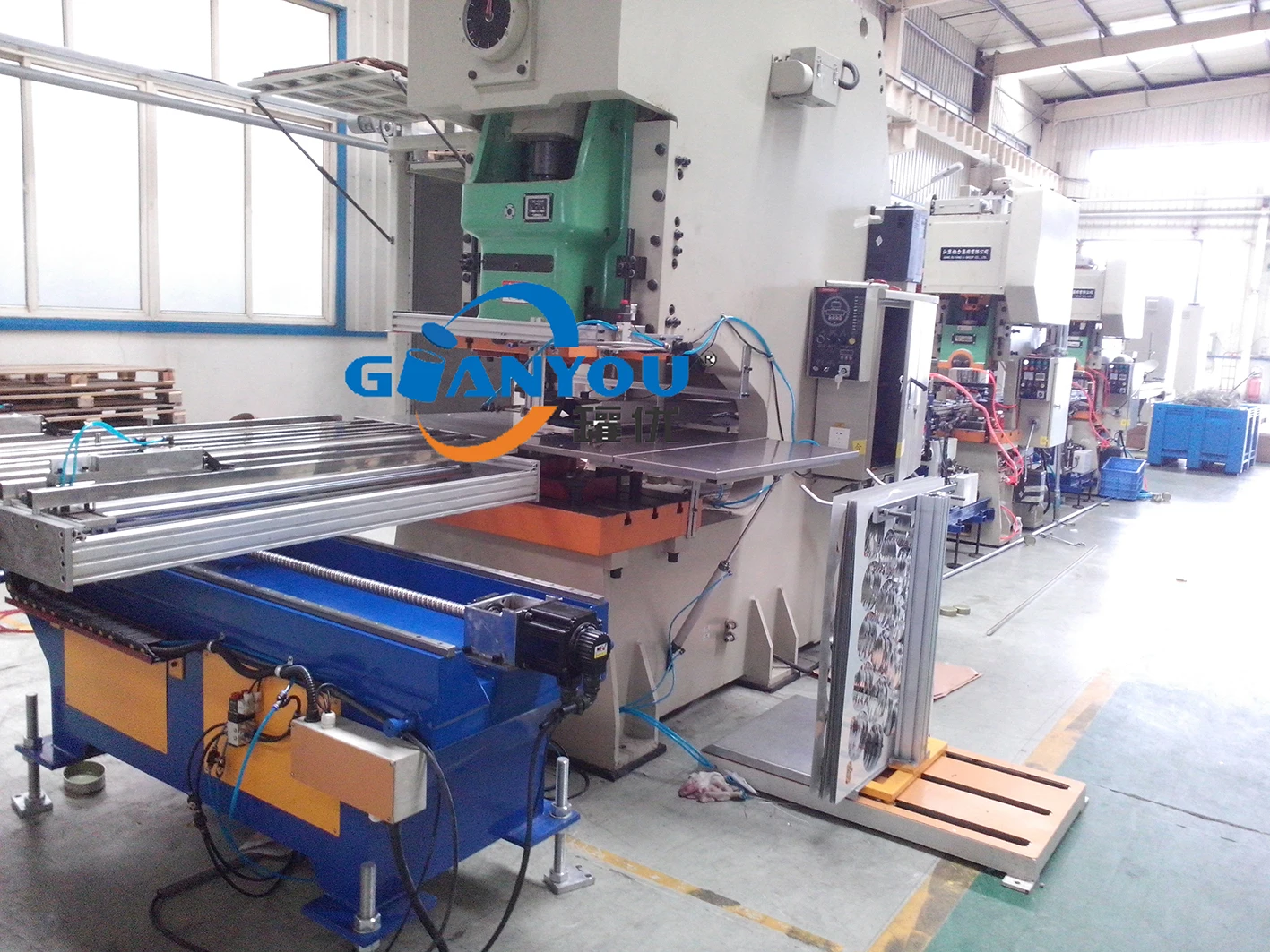 Fully Automatic CNC Punch Press Tin Can Lid Making Line