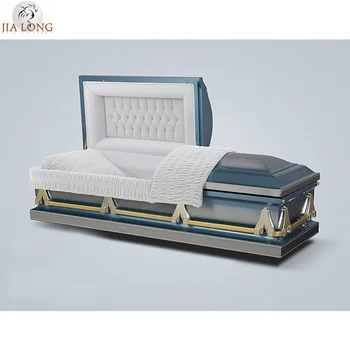 Factory Supply Funeral Products Stainless Steel Coffin Bier Casket ...