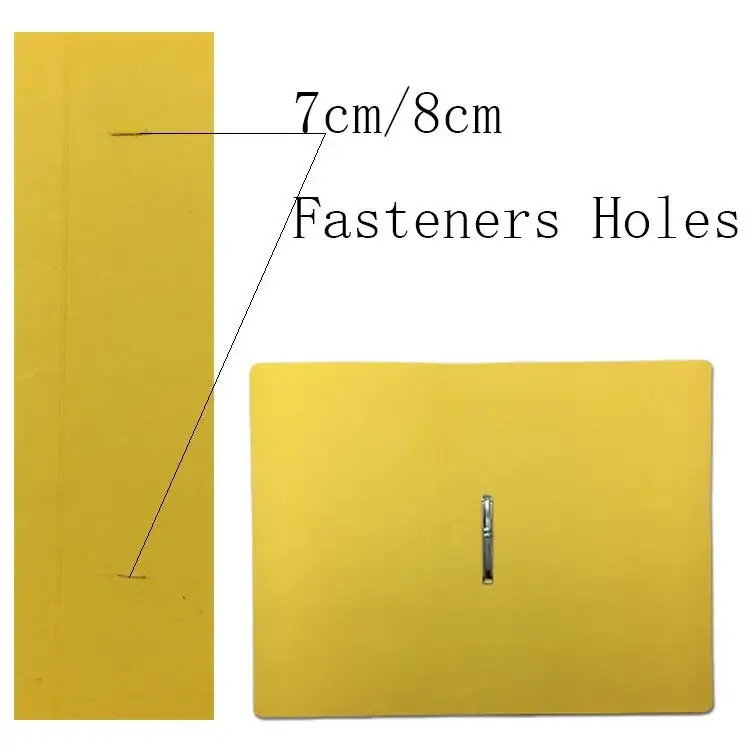 Biodegradable Recycled Craft Paper Side Clip File Folder With Flap For ...