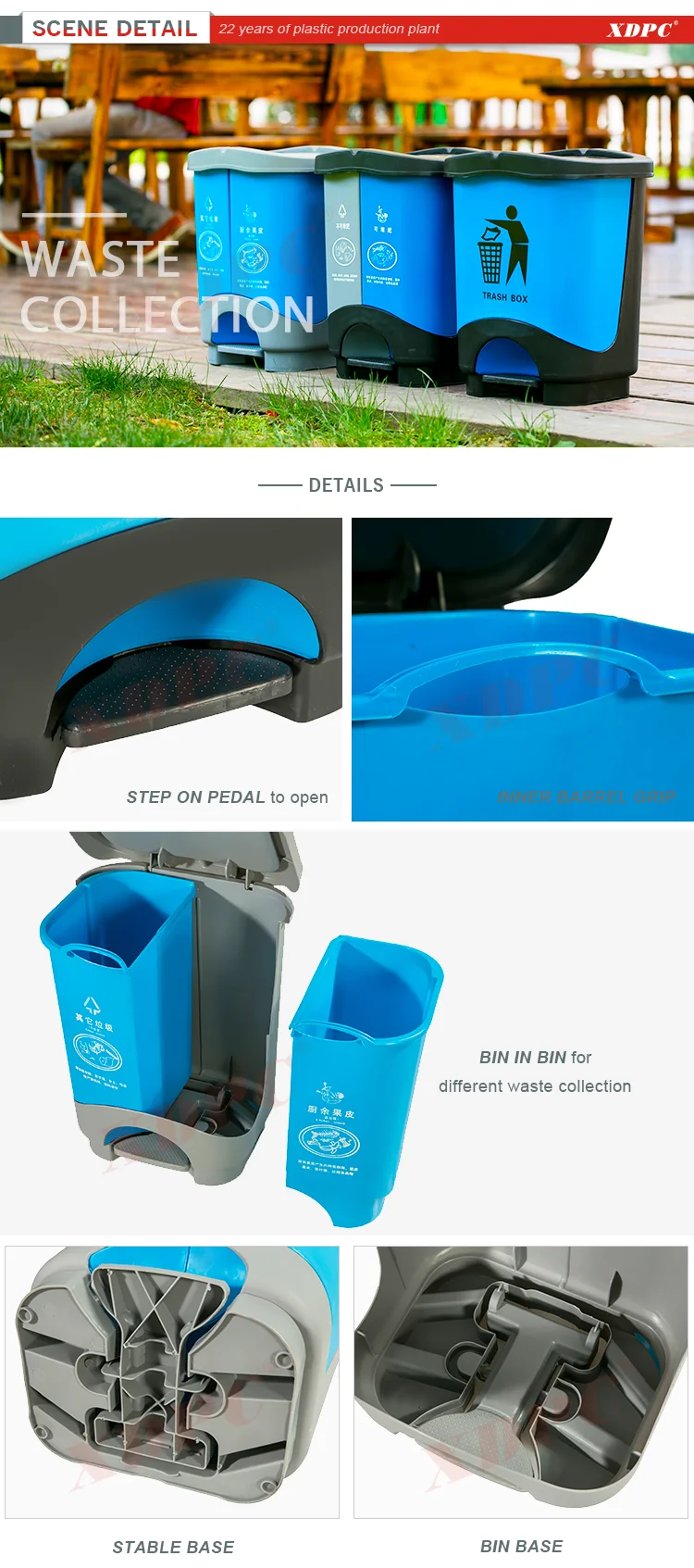 Wholesale Reusable New Inventions Creative Open Top Plastic Communal ...