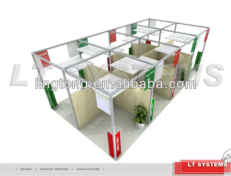 Customized Standard Exhibition 3x3 Booth Design - Buy 3x3 Booth ...