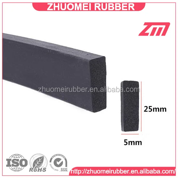 Square Rubber Profiles Sponge Rubber Gasket - Buy Sponge Rubber Gasket ...