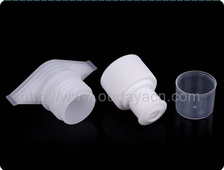 Hot Sale 22mm Push Pull Plastic Spout With Lid For Stand Up Water Bag ...