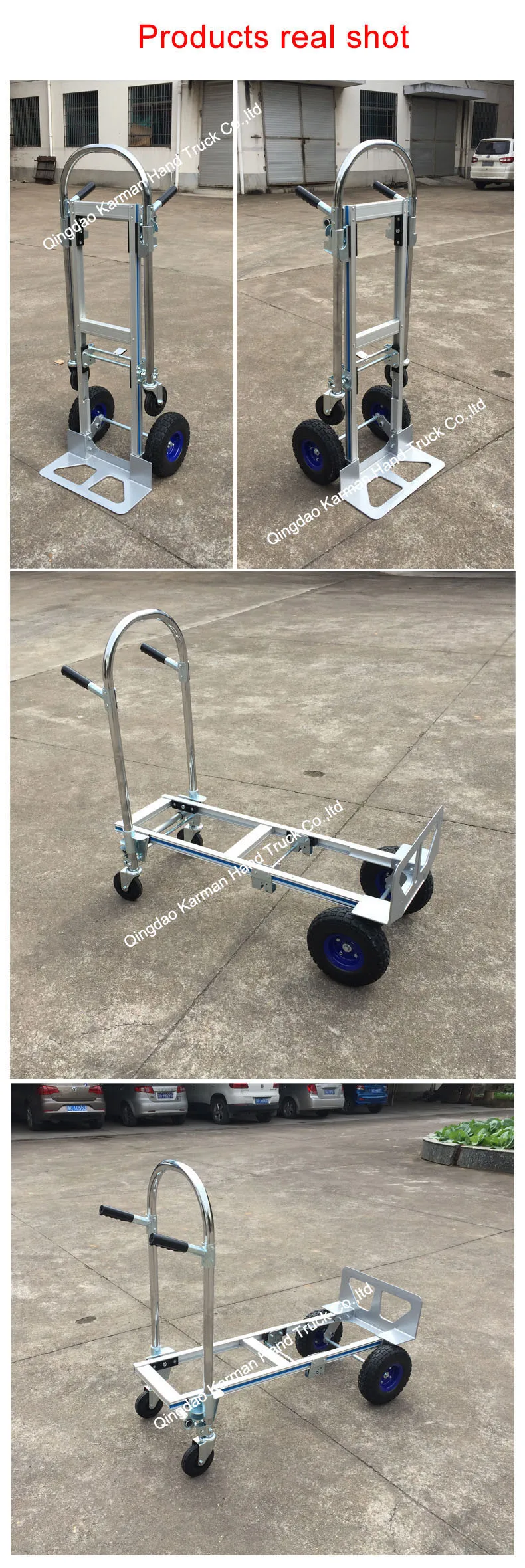 Foldable Hand Trolley - Durable Aluminium Hand Truck