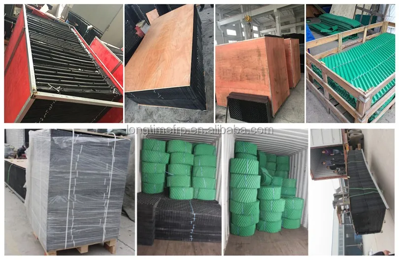 Cooling Tower Pvc Fill Sheet Counter-flow Filler 610mm Cooling Tower ...