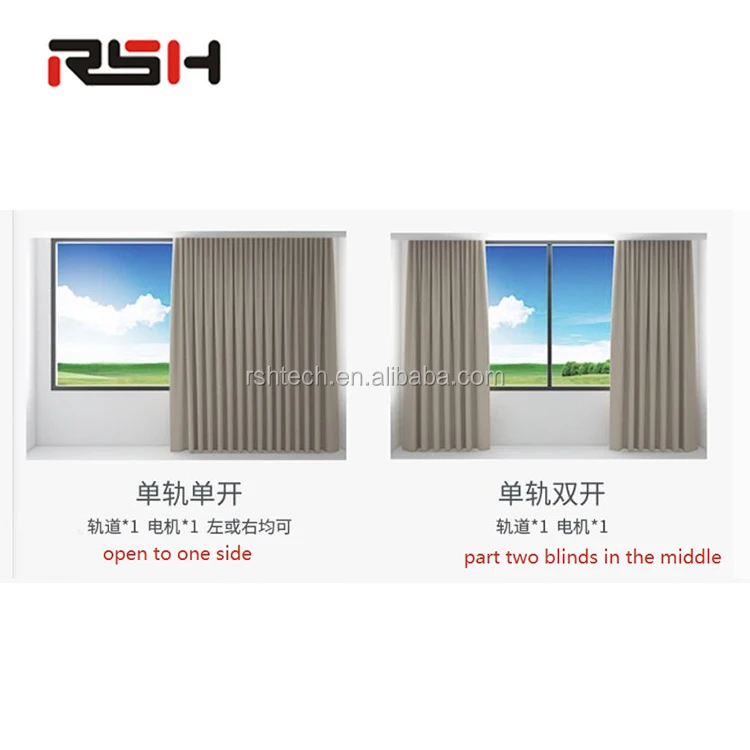High Quality Electronic Electric Smart Curtains For Home,Hotel,Office ...