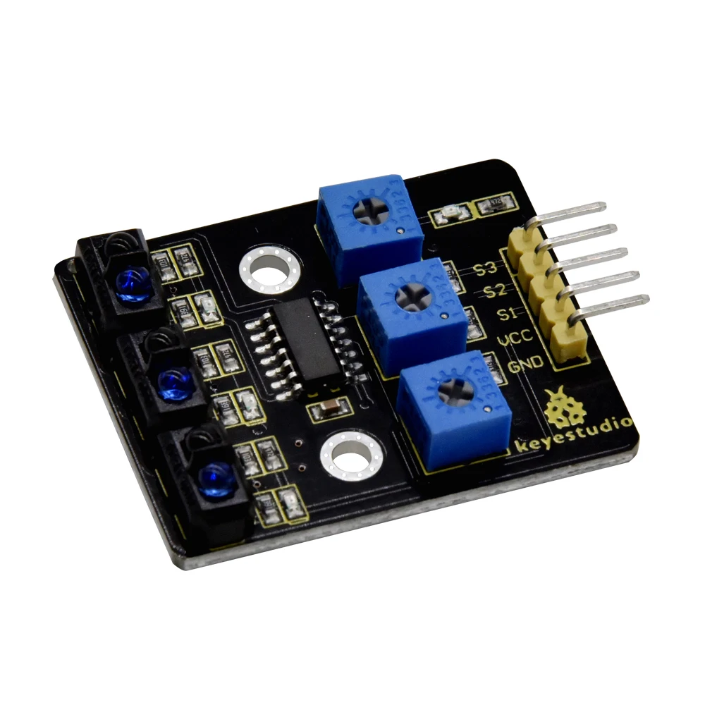 Keyestudio 3 Channel Infrared Tracking Sensor Module for Arduino