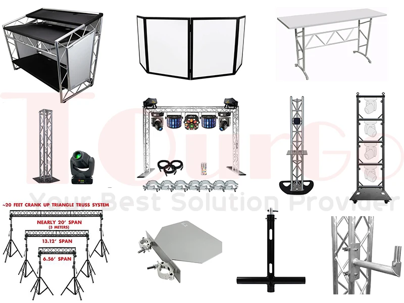 Tourgo Aluminum DJ Truss Equipment - Durable & Portable