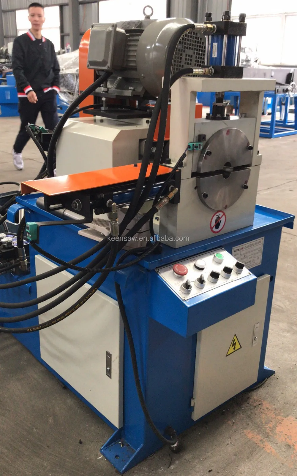 Stud Bolt Chamfering Machine Pipe Chamfering Machine Kcm-230se - Buy ...