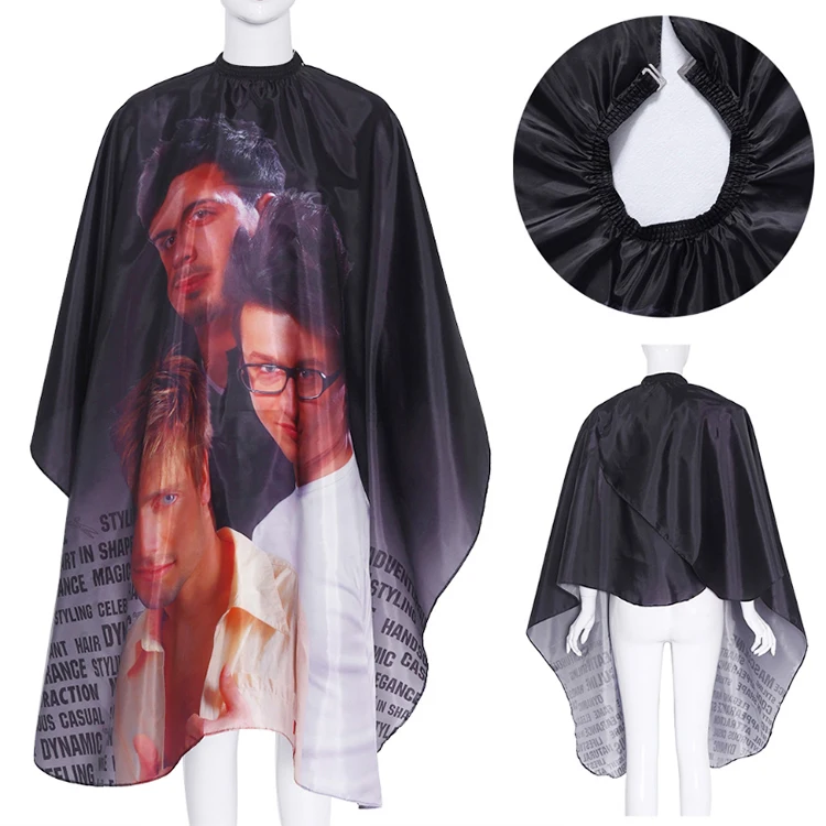 High Quality Custom Hair Salon Cape Barber Pattern Cape Solid Color ...