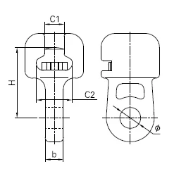 W Type Socket Eye for Overhead Transmission Line| Alibaba.com