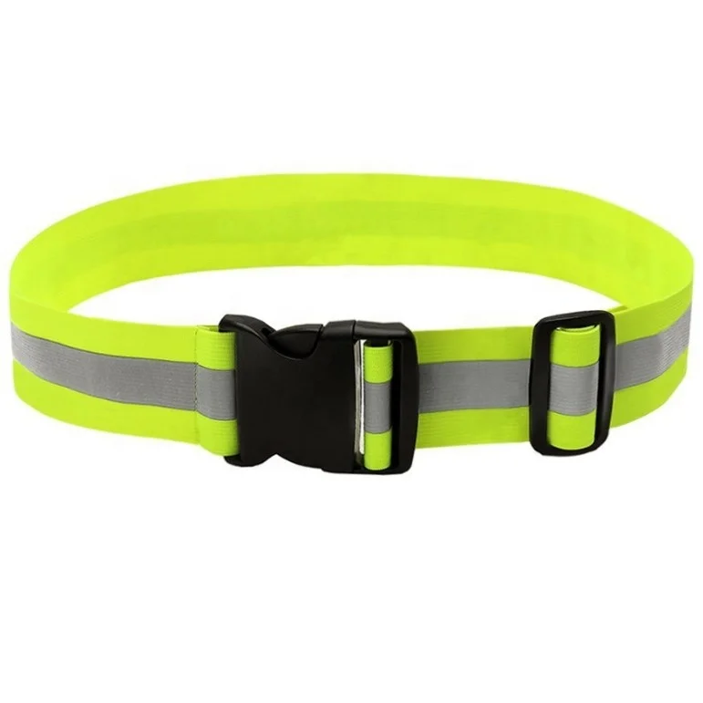 Reflex Safety Reflective Elastic Extended Belt - Neon Yellow