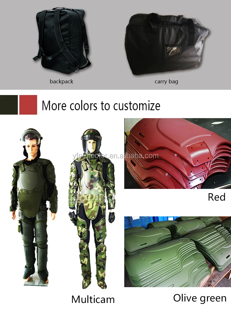 Safety Security Riot Gear Full Body Protector Riot Suit Protection Riot ...