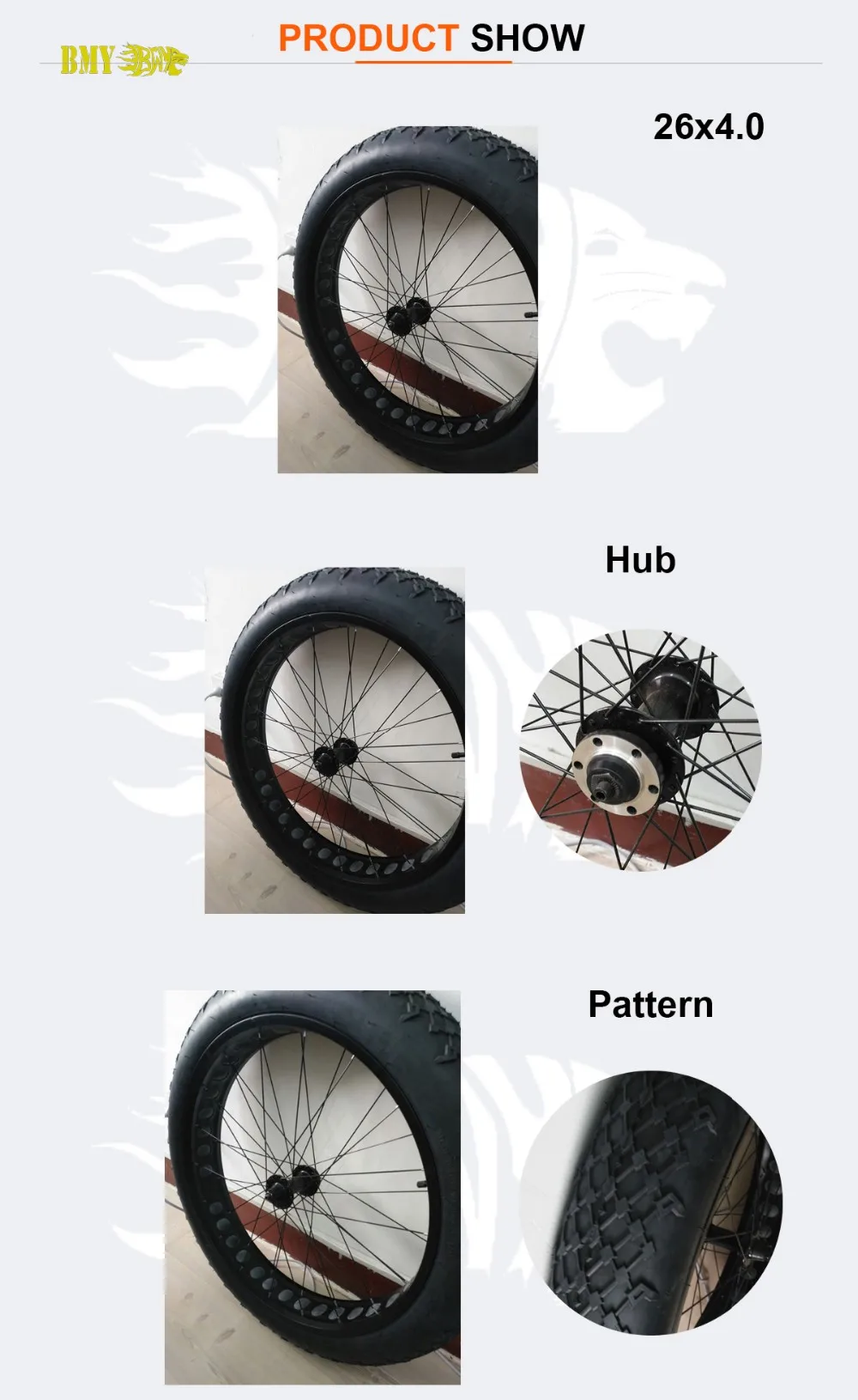 26x4.0 26x4 24x4.0 Inches Electric Bicycle Wheel And The Best Quality ...
