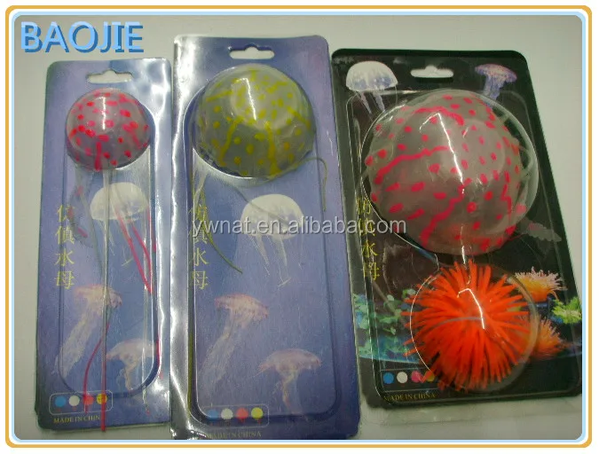 Glowing Artificial Jellyfish Ornament For Aquarium Fish Tank - Buy ... Glowing Artificial Jellyfish Ornament For Aquarium Fish Tank - Buy ...