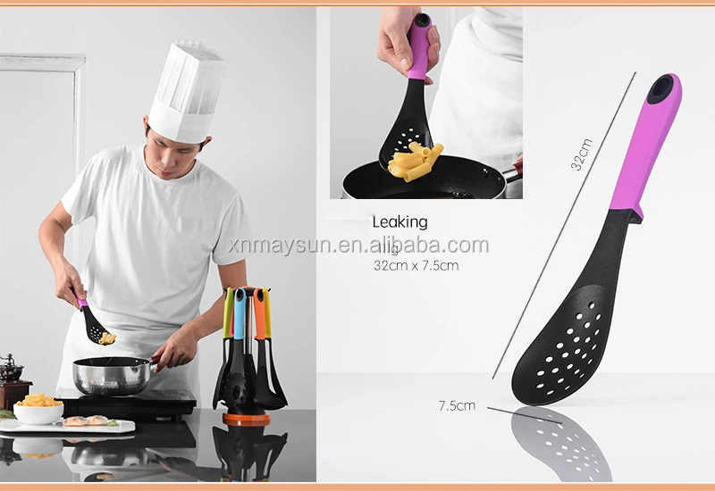 7 Pcs Plastic Nylon Kitchen Cooking Tools Set Baking Utensil And ...