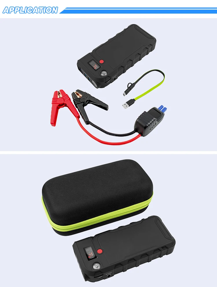 Powerful Wireless Charger Jump Starter 12v With 21000mah High Capacity ...