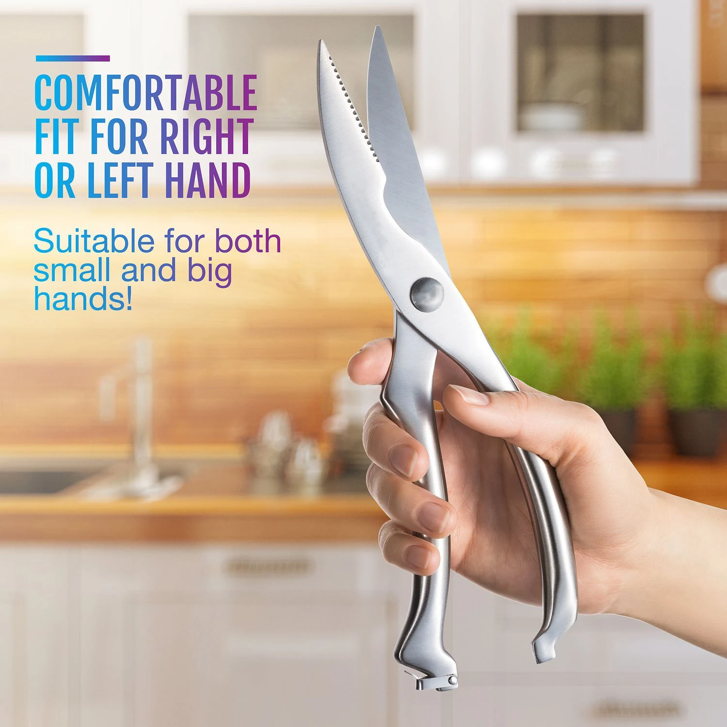Multipurpose Stainless Steel Poultry Shears Kitchen Chicken Scissors ...