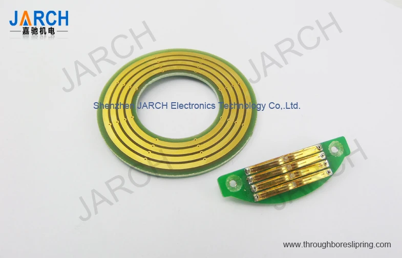 High-Speed 360° Rotating Electric PCB Slip Ring - Ultra Thin 6mm, 12 ...