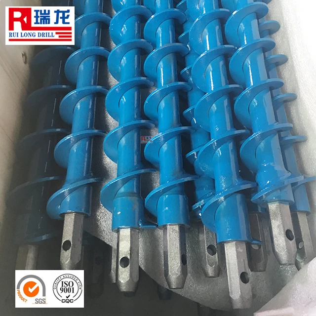 Hollow Stem Augers For Sale - Buy Flight Auger Rod,Spiral Drill Rod For ...