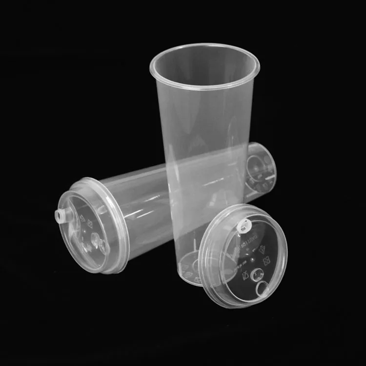 1000ml 일회용 플라스틱 컵 투명 음료 주스 커피 차 테이크 아웃 포장 플라스틱 컵 뚜껑 Buy 일회용 플라스틱 컵일회용 과일 주스 음료 플라스틱 우유 차 컵