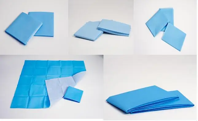Blue Disposable Surgical Drapes For Packing Medical Products With Eo ...