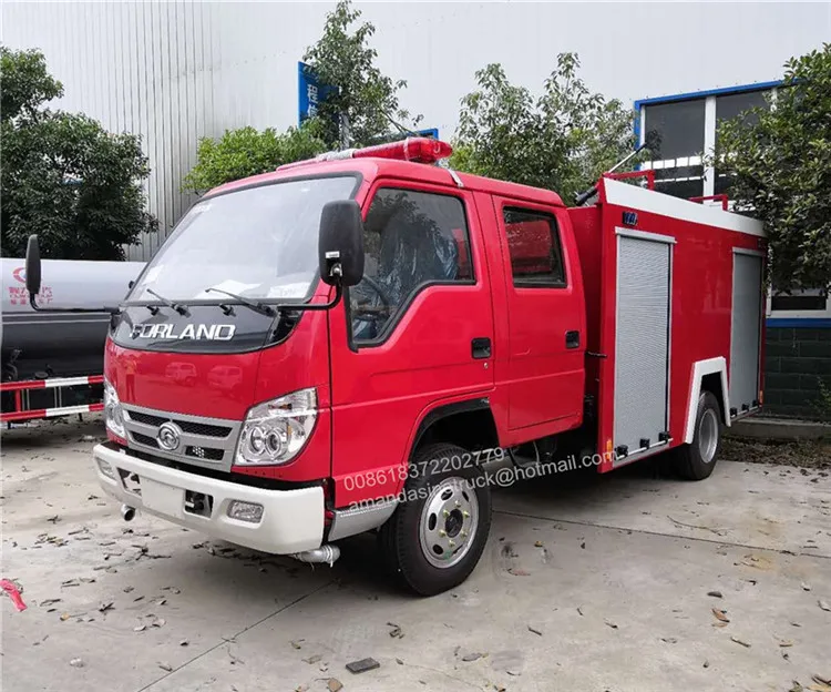 Foton Forland Fire Truck - Reliable Double Cab Rescue Vehicle