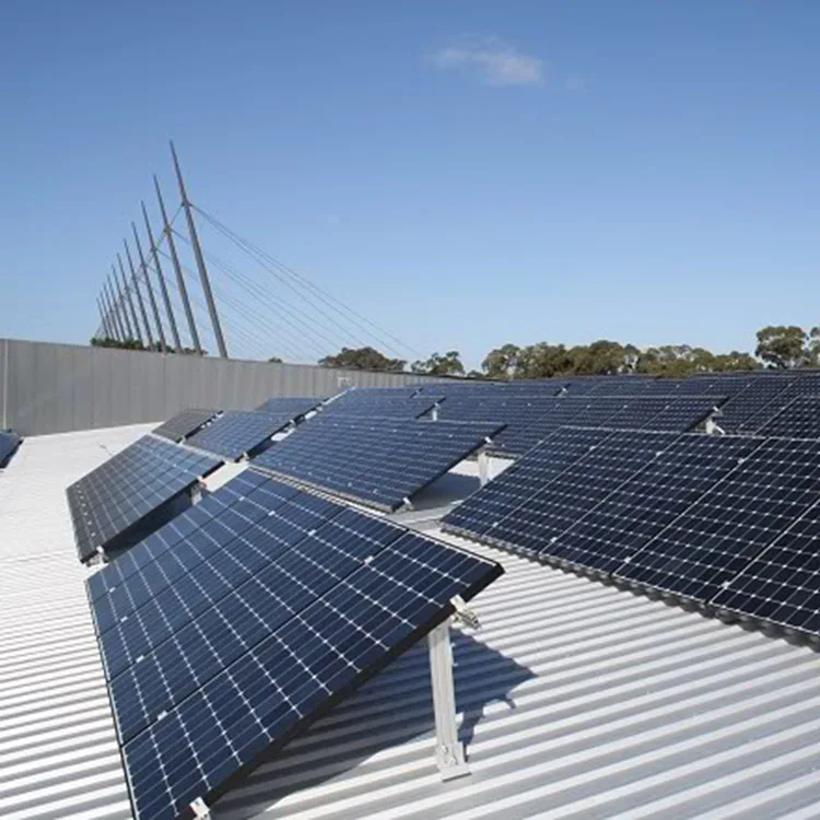 PV Support Frames for Solar Panel Mounting on Flat Roofs