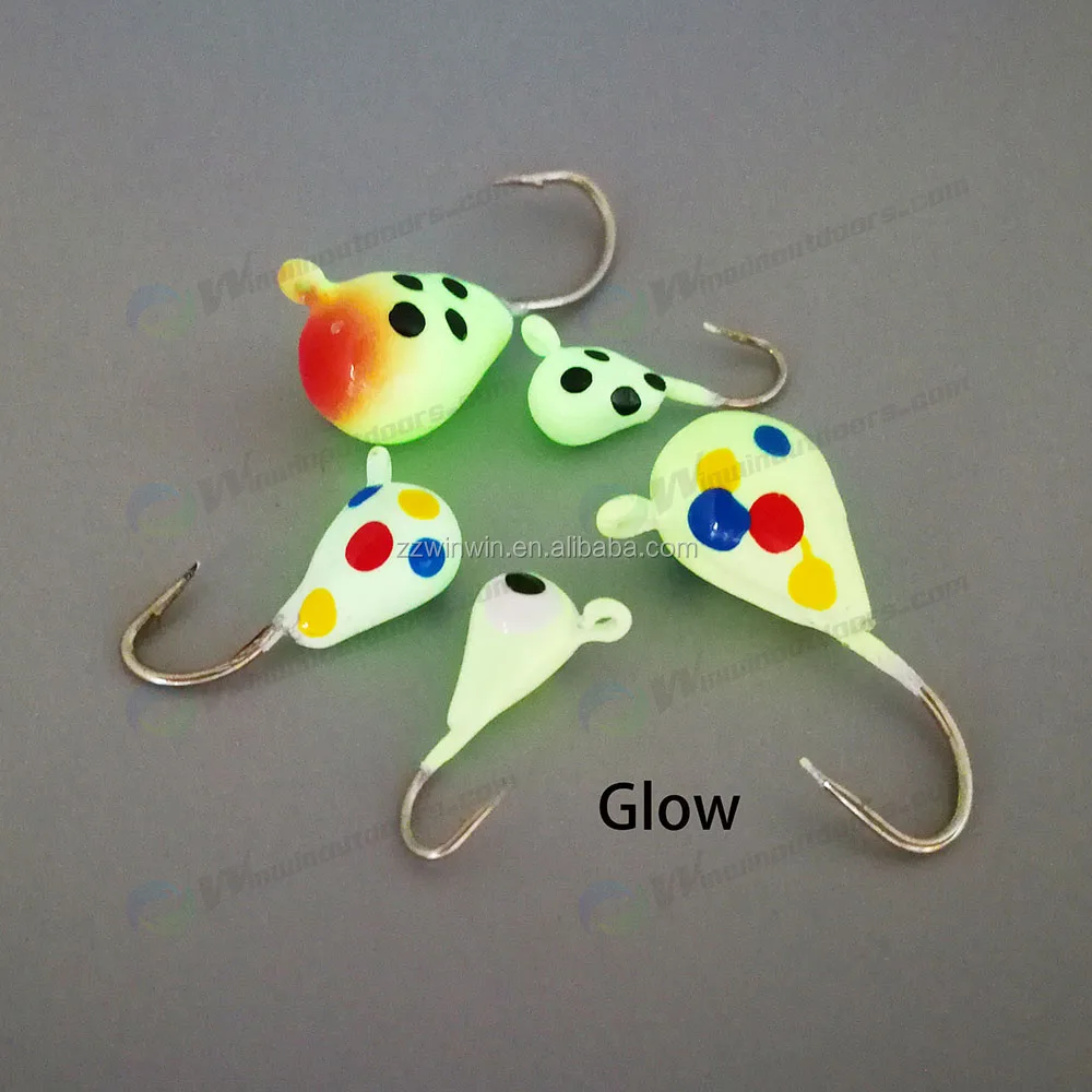Tungsten Drop Ice Jig Head - High Density Fishing Tools