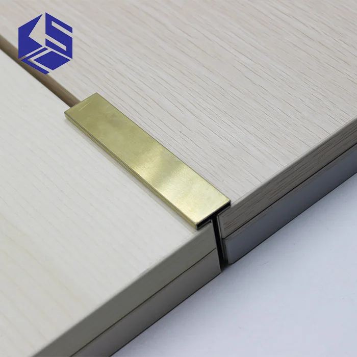 Superior Stainless Steel T Shape Brass Hairline Strips