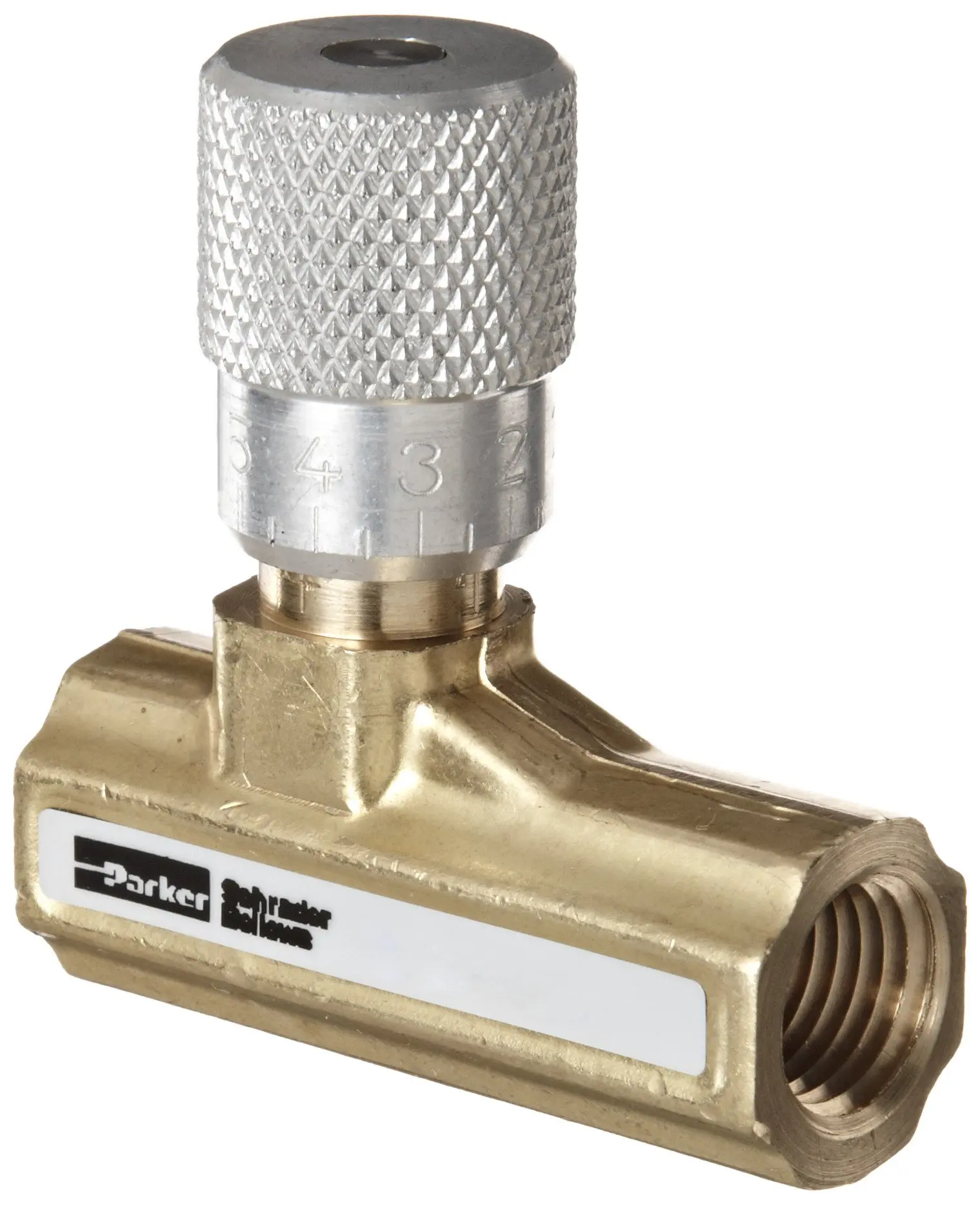 Parker Hannifin NV104C-4-2-pk5 Series NV104C Angle Needle Valve Pack of ...