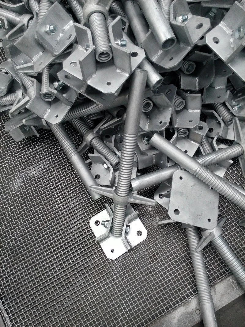 Solid or Hollow Galvanized Steel Scaffolding Swivel Base Plate