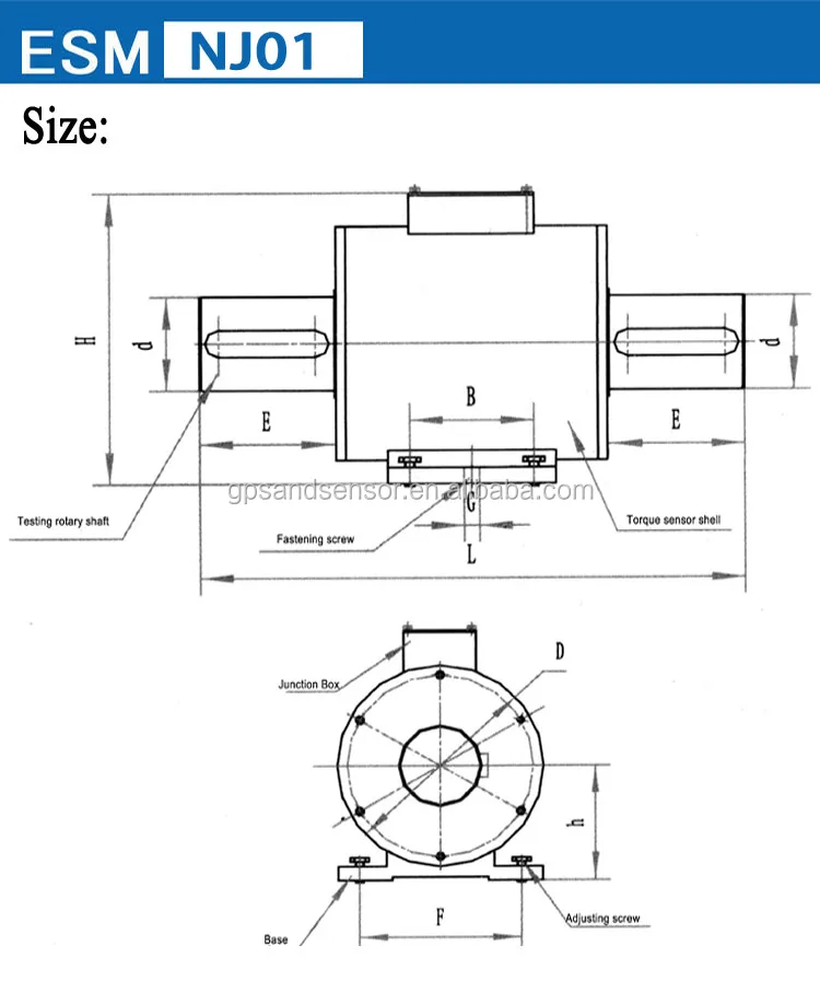 Dynamic Torque Sensor for Force Measurement - Rotary Torque Transducer ...