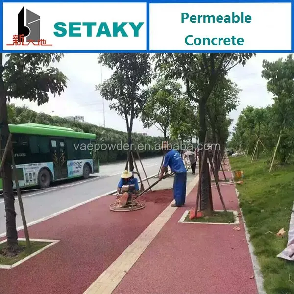 Colorful Water Permeable Concrete For Sponge City - Buy Colorful Water ...