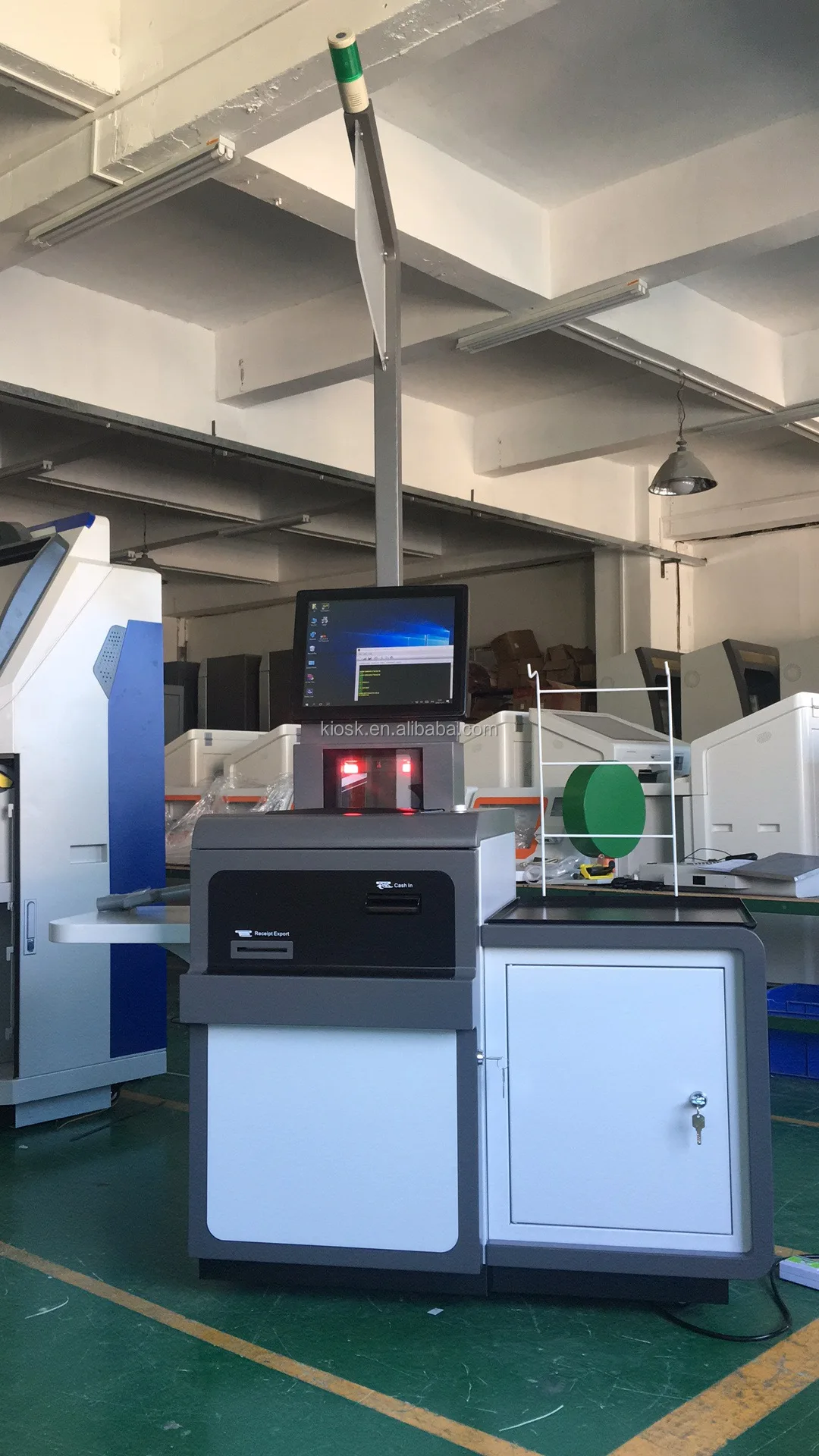 Supermarkets Self Pos Cashier Checkout Counter Self Payment Checkout Kiosk