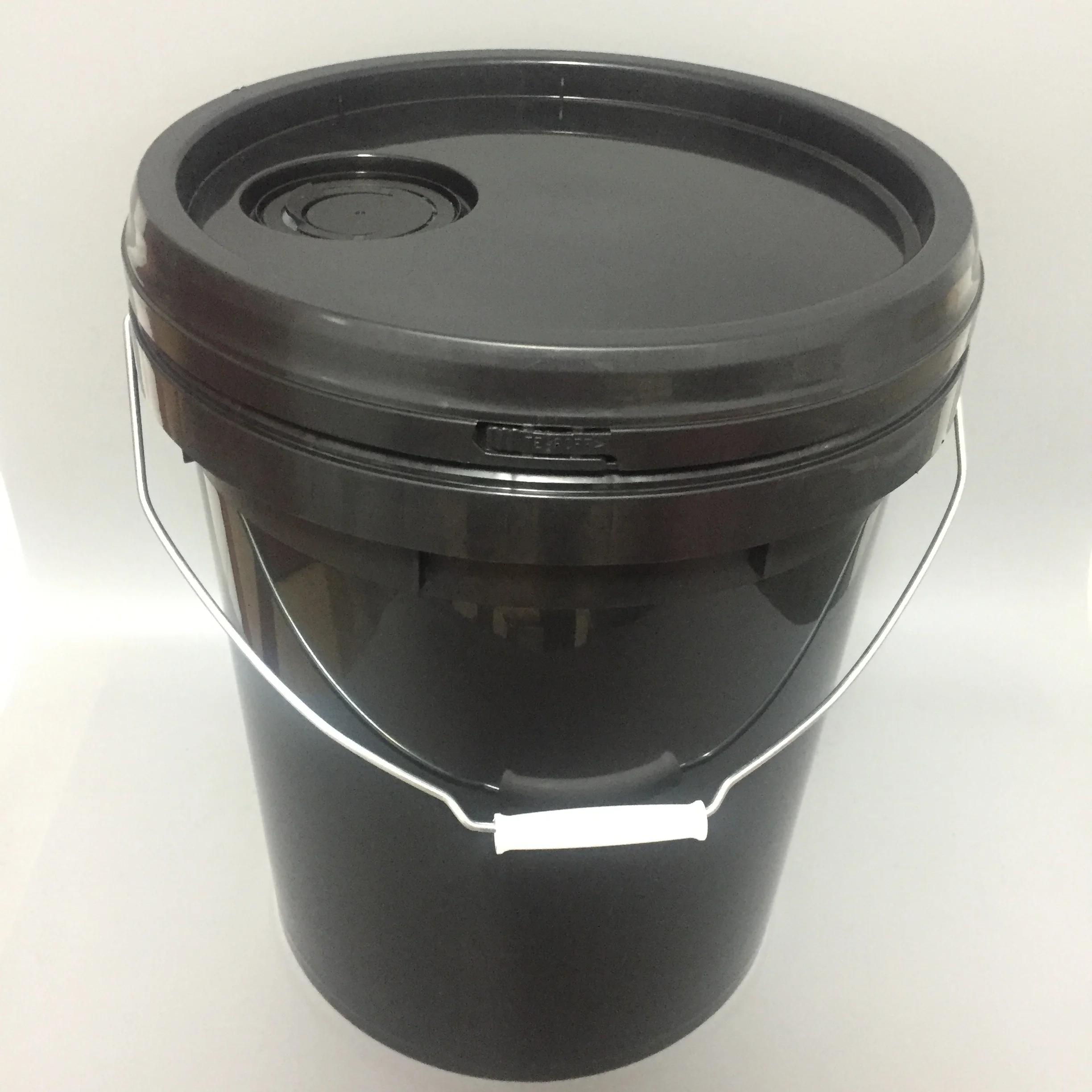 5 Gallon 20L Plastic PP Bucket with Lid & Handle for Lubricant